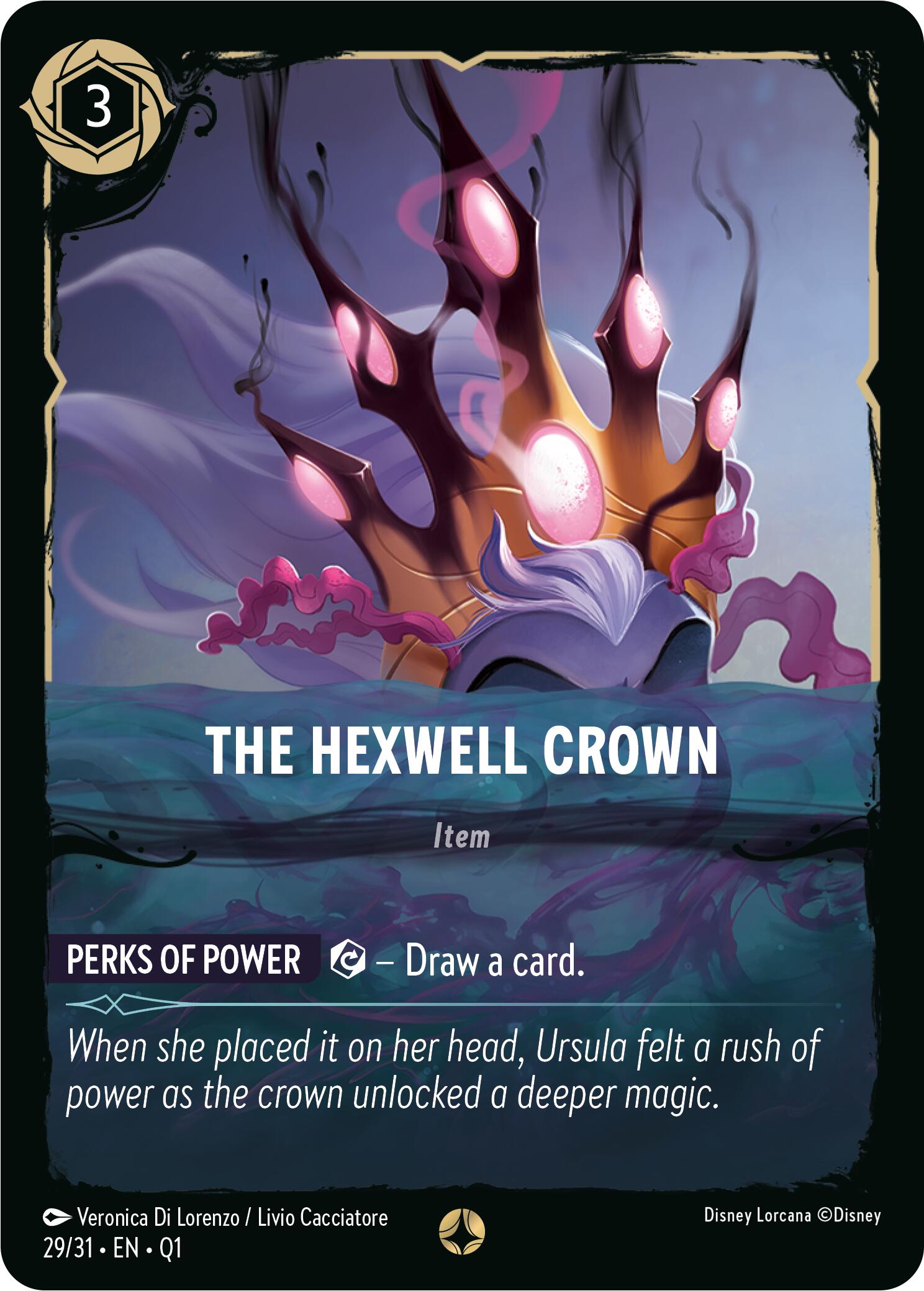 The Hexwell Crown - Illumineer's Quest: Deep Trouble - Disney Lorcana