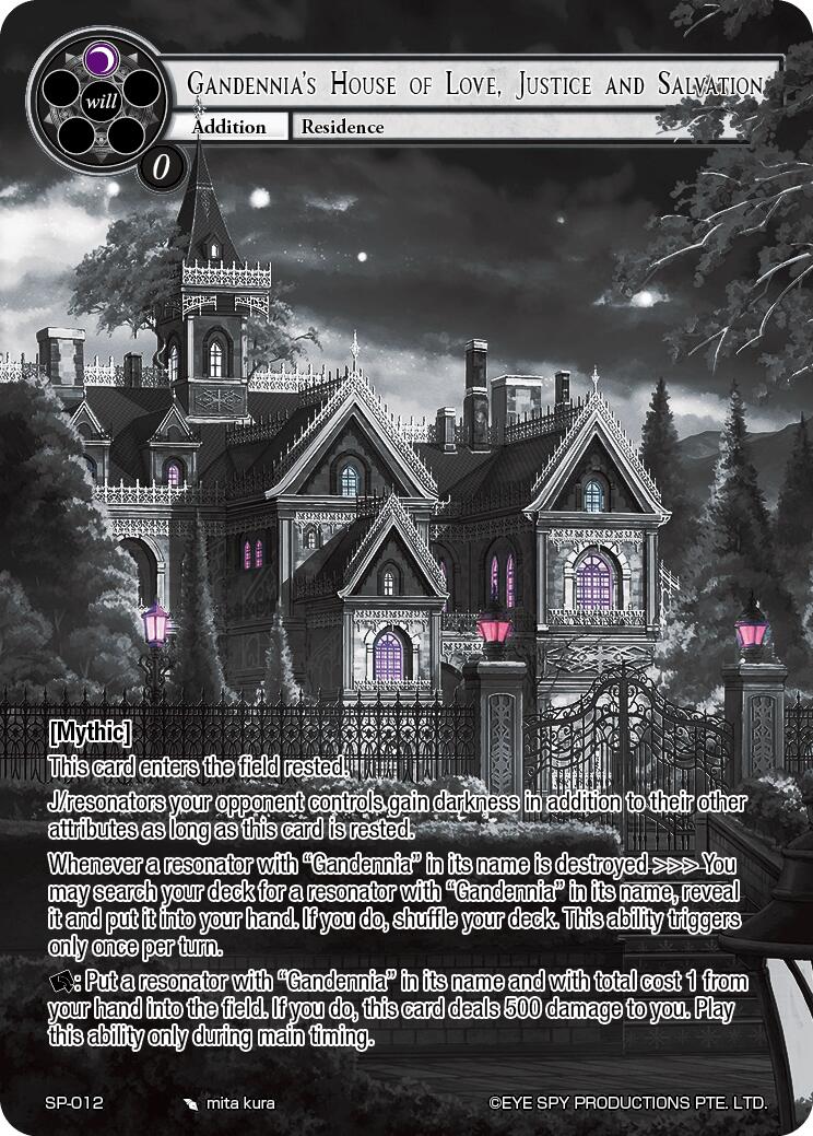 Gandennia's House of Love, Justice and Salvation (Uber Rare) - Thoth of ...