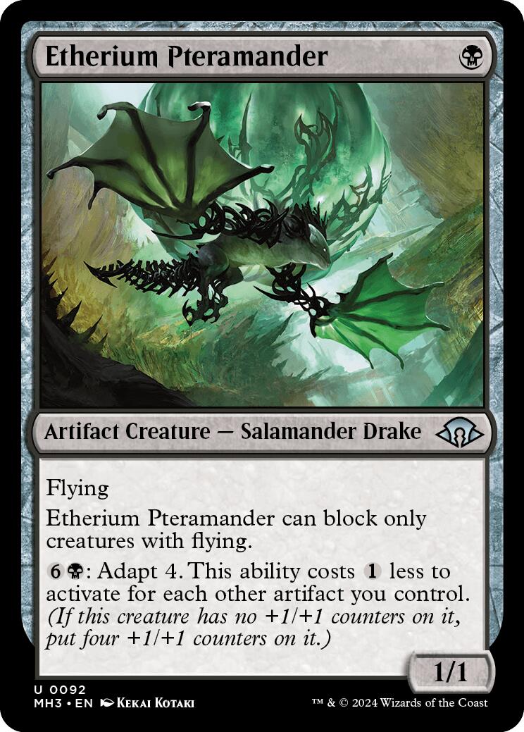 Etherium Pteramander - Modern Horizons 3 - Magic: The Gathering