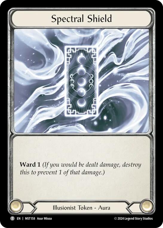 Spectral Shield (158-A) - Part the Mistveil - Flesh and Blood TCG
