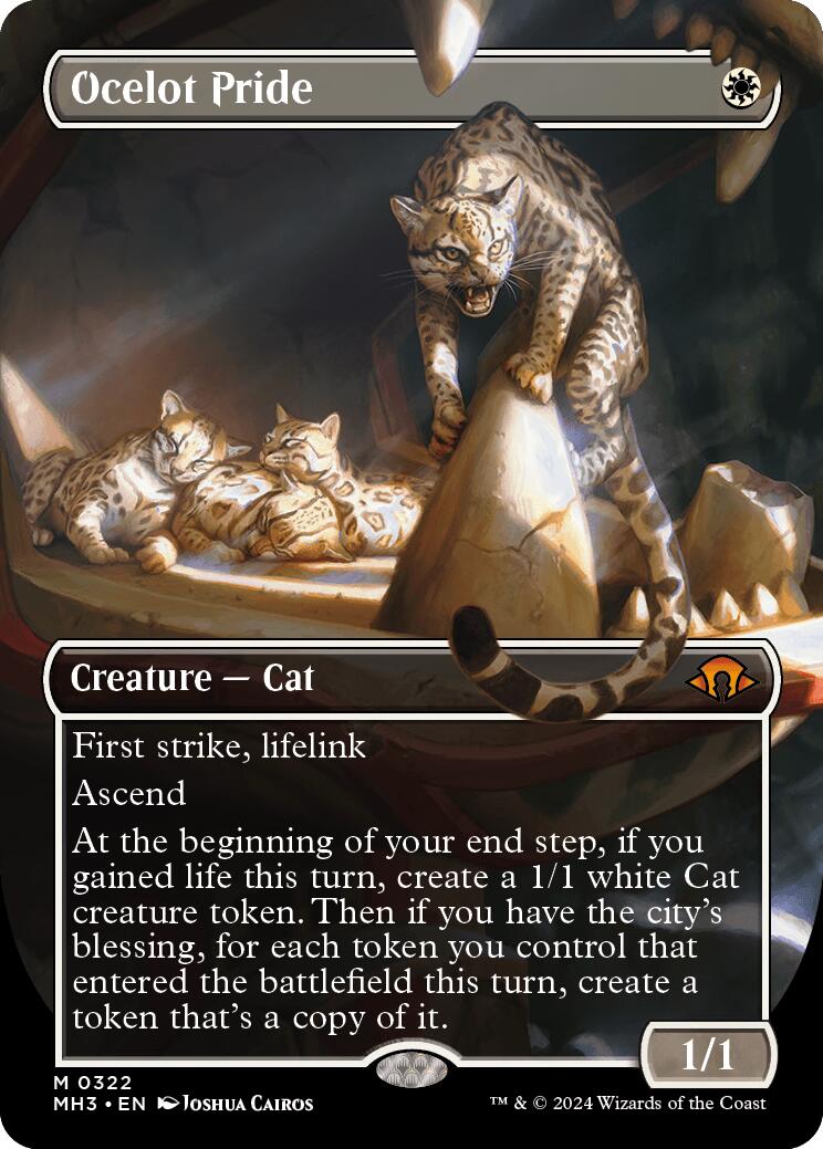 Ocelot Pride (Borderless) - Modern Horizons 3 - Magic: The Gathering