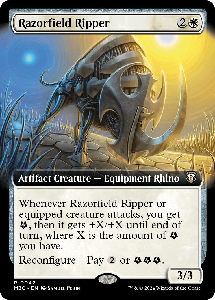 Razorfield Ripper (Extended Art) (Ripple Foil) - Commander: Modern ...