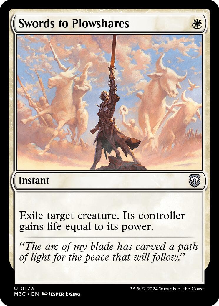 Swords to Plowshares (Ripple Foil) - Commander: Modern Horizons 3 ...