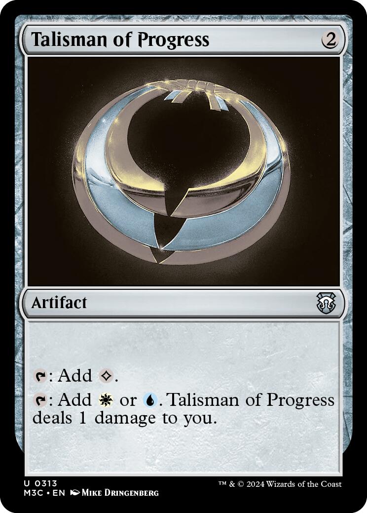 Talisman of Progress (Ripple Foil) - Commander: Modern Horizons 3 - Magic: The Gathering