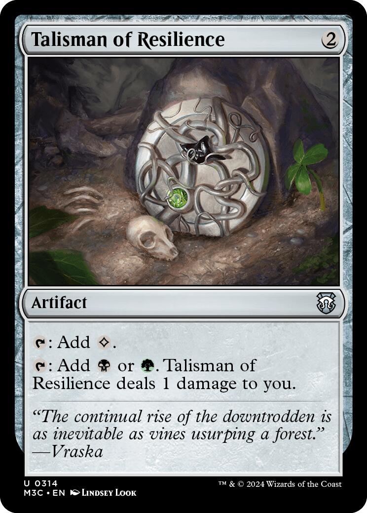 Talisman of Resilience - Commander: Modern Horizons 3 - Magic: The ...