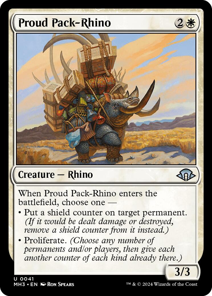 Proud Pack-Rhino - Modern Horizons 3 - Magic: The Gathering