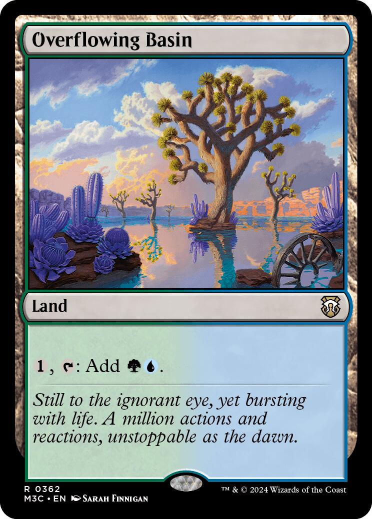Overflowing Basin - Commander: Modern Horizons 3 - Magic: The Gathering