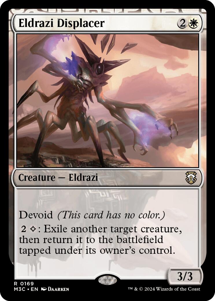 Eldrazi Displacer (Ripple Foil) - Commander: Modern Horizons 3 - Magic ...