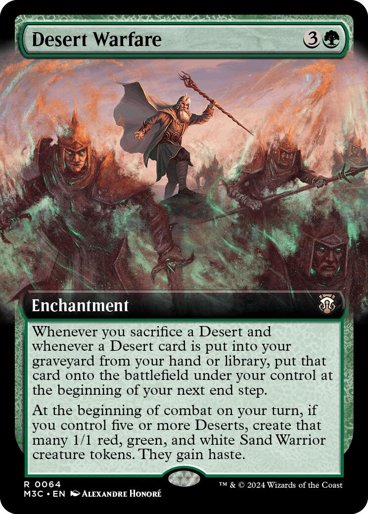 Desert Warfare (Extended Art) - Commander: Modern Horizons 3 - Magic ...