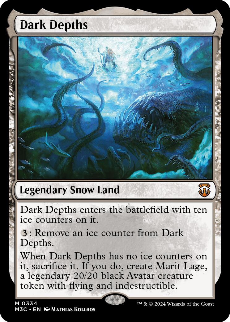 Dark Depths (Ripple Foil) - Commander: Modern Horizons 3 - Magic: The ...