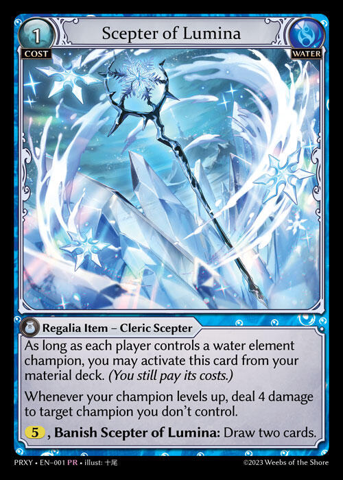 Scepter of Lumina - Proxia's Vault - Grand Archive TCG
