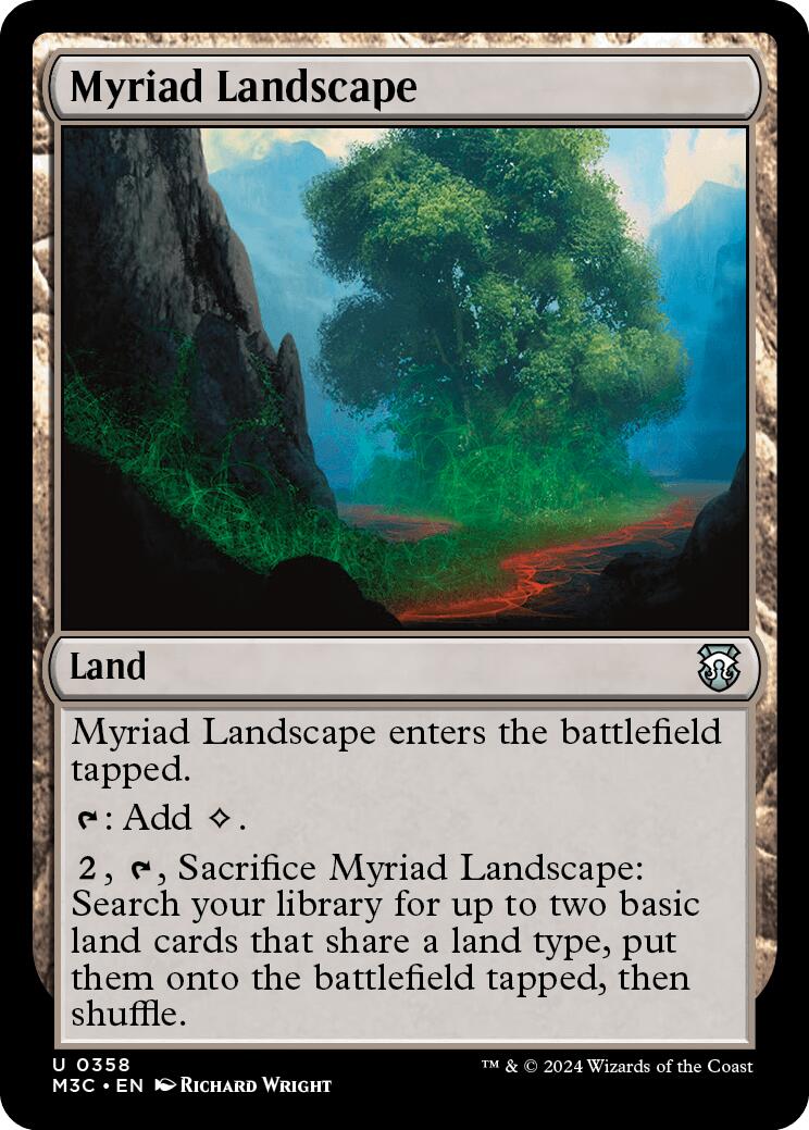 Myriad Landscape - Commander: Modern Horizons 3 - Magic: The Gathering