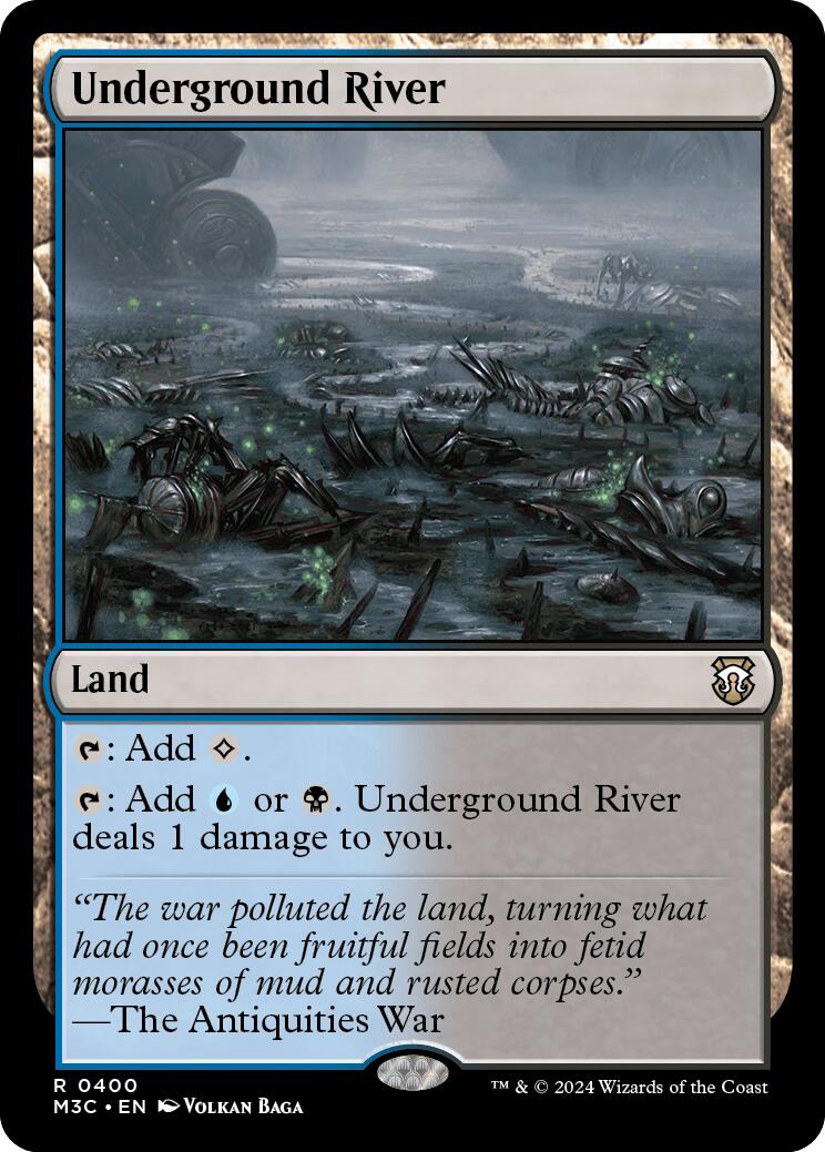 Underground River (Ripple Foil) - Commander: Modern Horizons 3 - Magic ...
