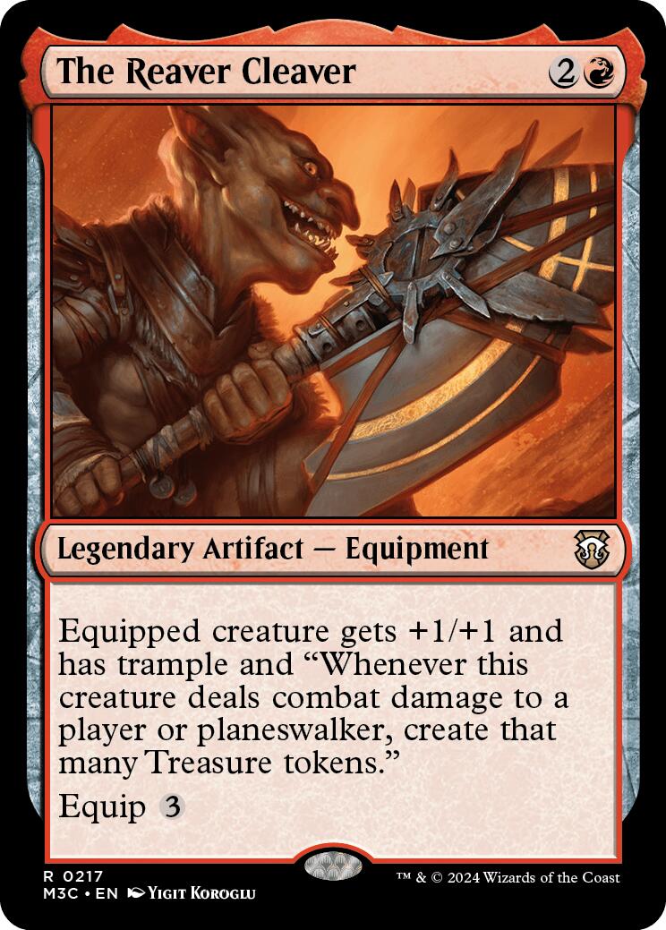 The Reaver Cleaver (Ripple Foil) - Commander: Modern Horizons 3 - Magic ...