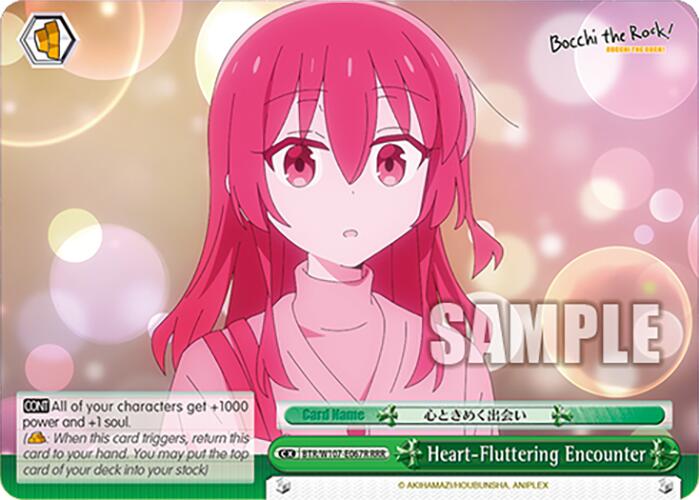 Heart-Fluttering Encounter (RRR) - BOCCHI THE ROCK! - Weiss Schwarz