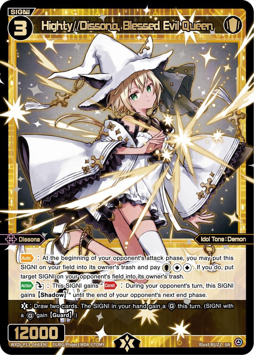 Highty//Dissona, Blessed Evil Queen - Concord Diva - WIXOSS