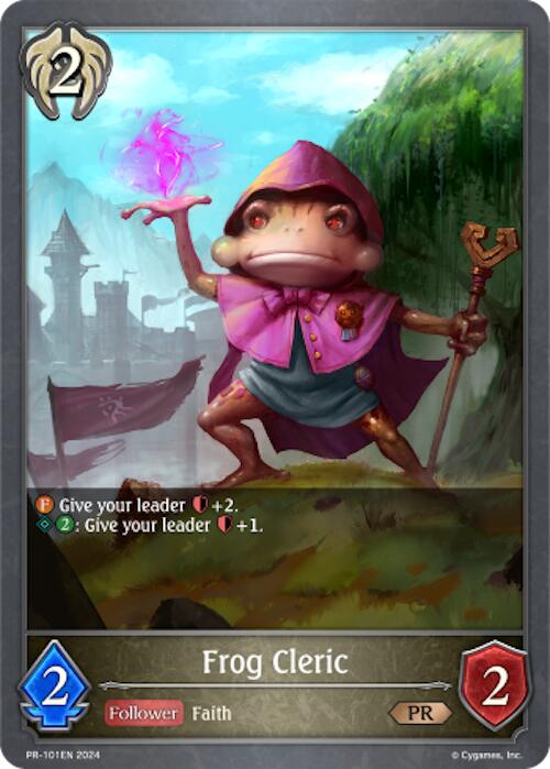 Frog Cleric - Shadowverse: Evolve Promo Cards - Shadowverse: Evolve