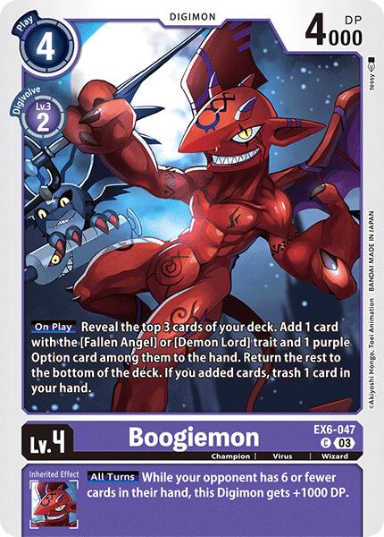 Boogiemon - Infernal Ascension - Digimon Card Game