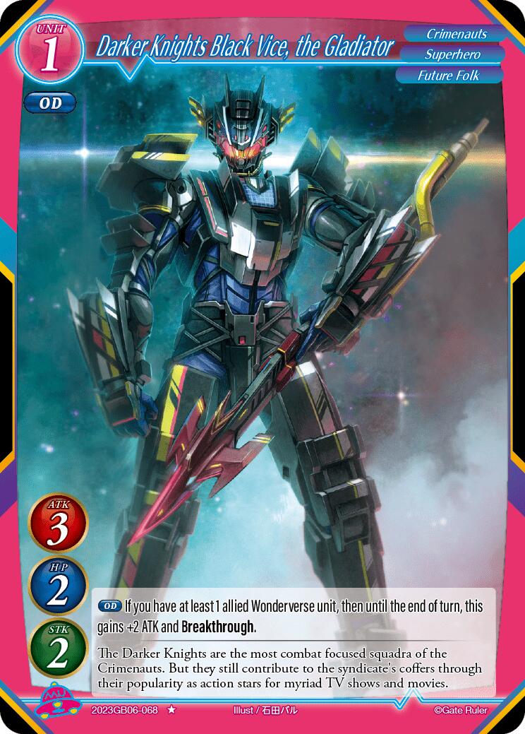 Darker Knights Black Vice, the Gladiator - The Demonic & the Divine ...