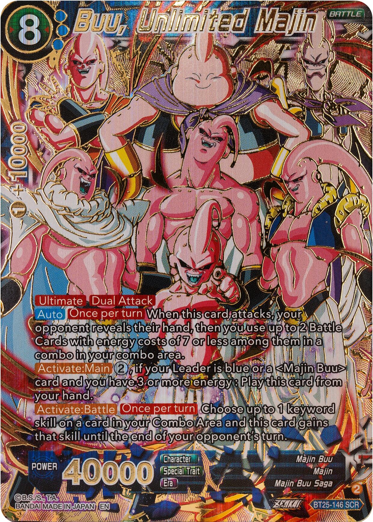 Buu, Unlimited Majin - Legend of the Dragon Balls - Dragon Ball Super ...