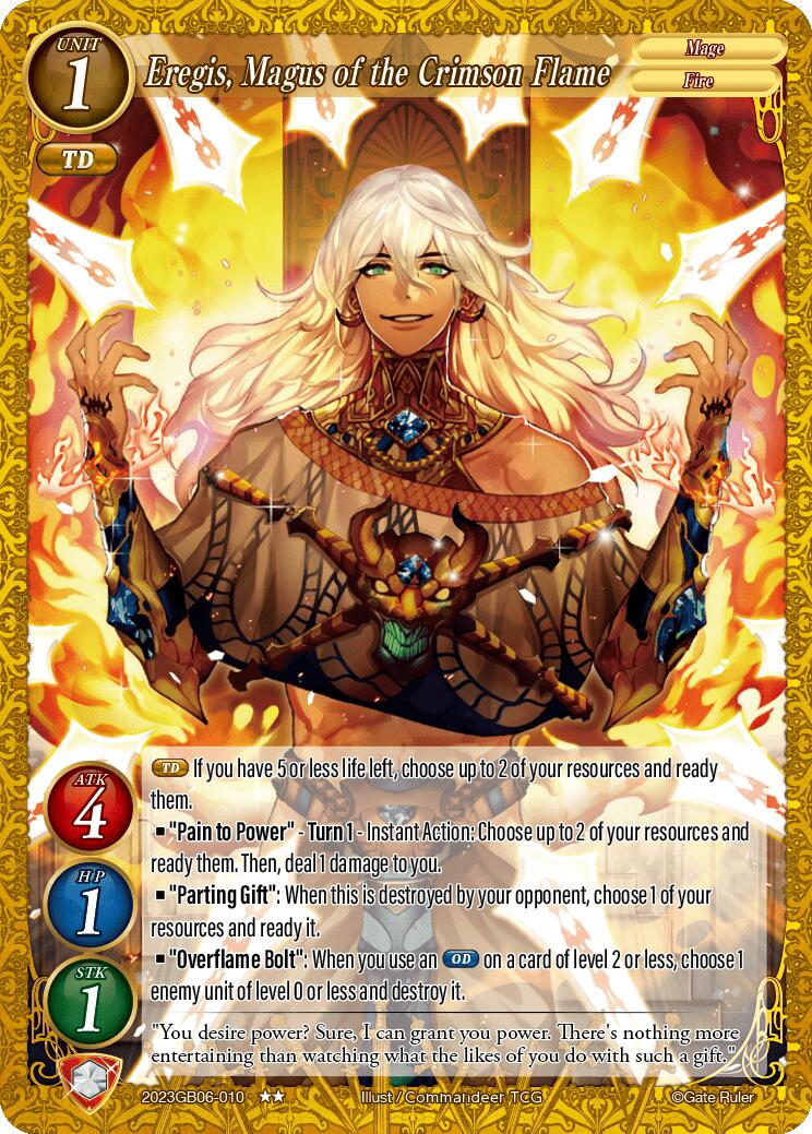 Eregis, Magus of the Crimson Flame - The Demonic & the Divine - Gate Ruler