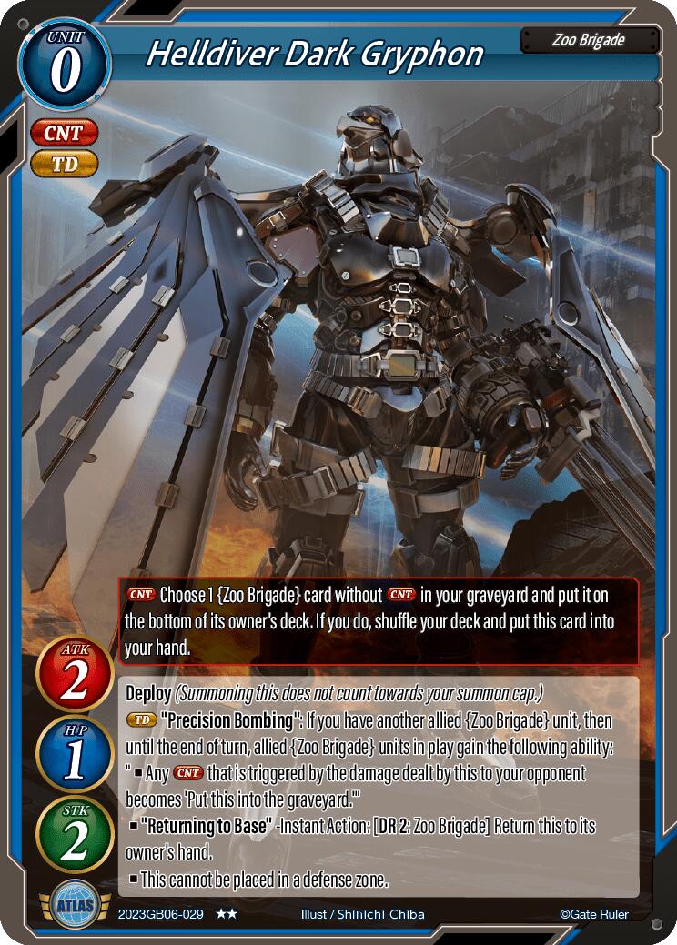 Helldiver Dark Gryphon - The Demonic & the Divine - Gate Ruler