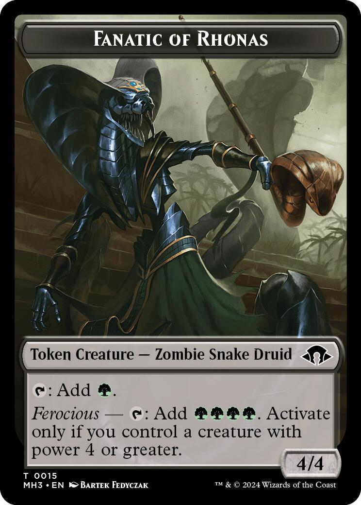 Fanatic of Rhonas // Energy Reserve Double-Sided Token - Modern ...
