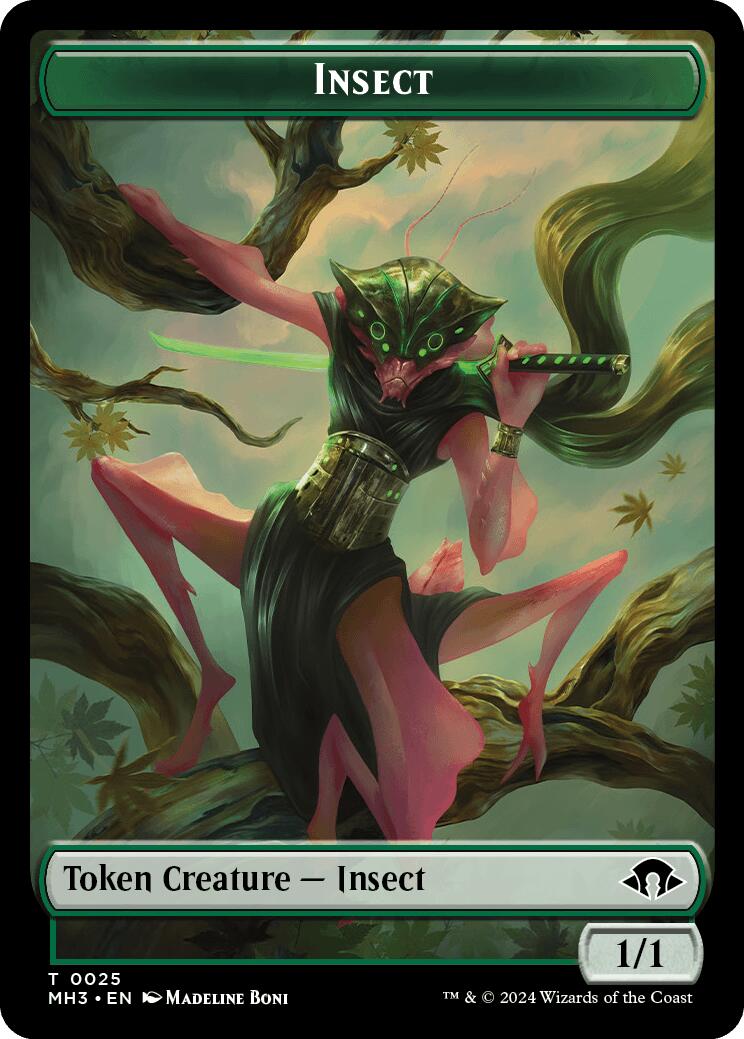 Insect Token (0025) - Modern Horizons 3 - Magic: The Gathering
