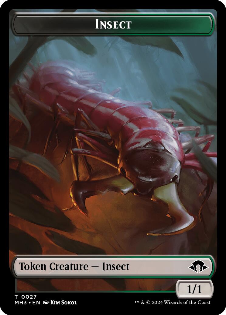 Insect Token (0027) - Modern Horizons 3 - Magic: The Gathering