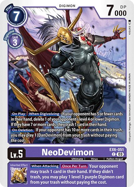 NeoDevimon - Infernal Ascension - Digimon Card Game