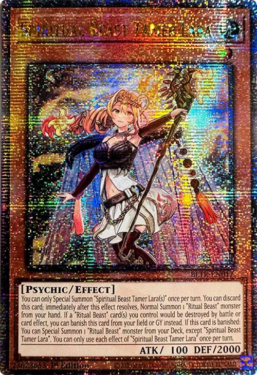 Spiritual Beast Tamer Lara (Quarter Century Secret Rare) - Battles of ...