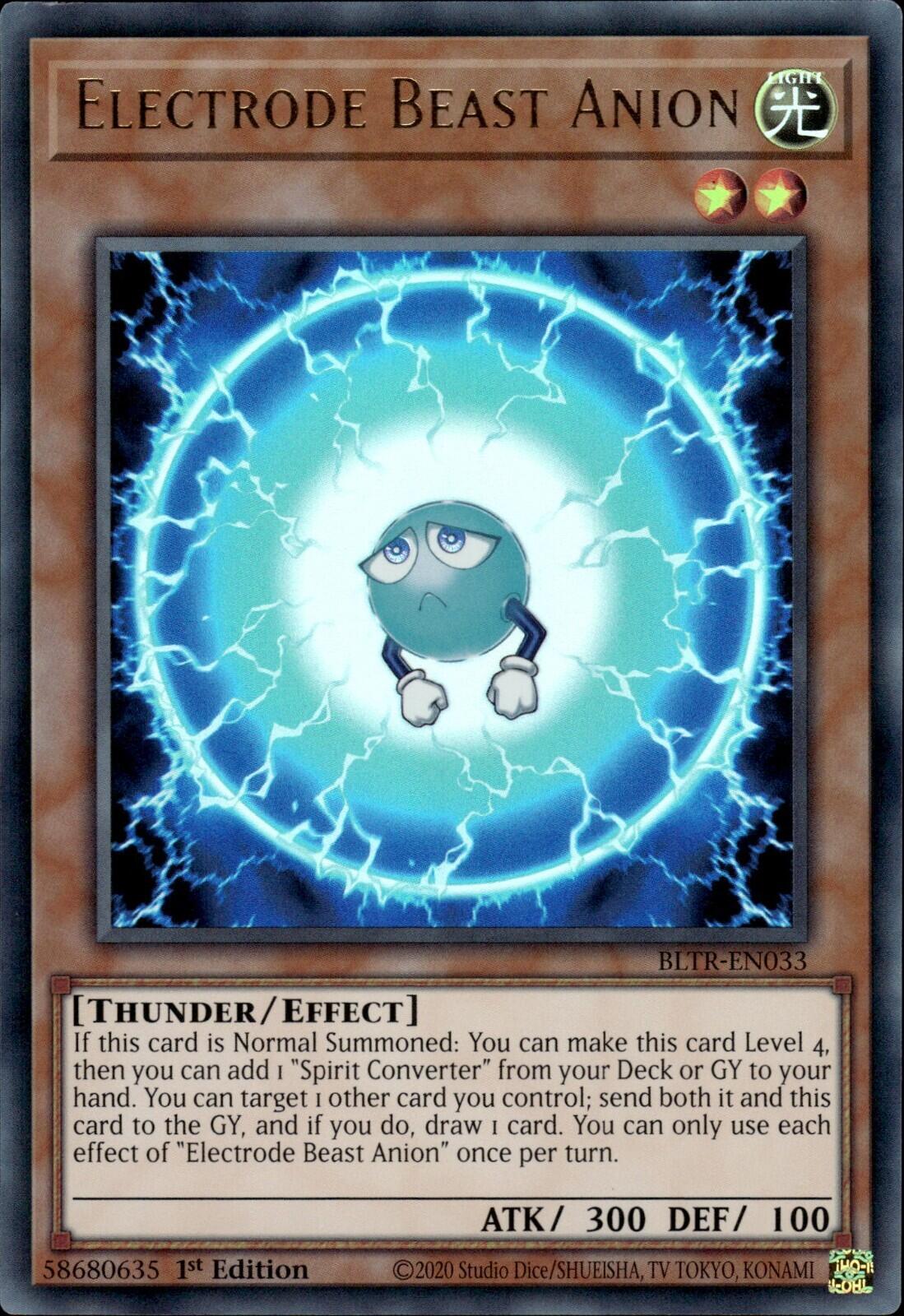 Electrode Beast Anion - Battles of Legend: Terminal Revenge - YuGiOh