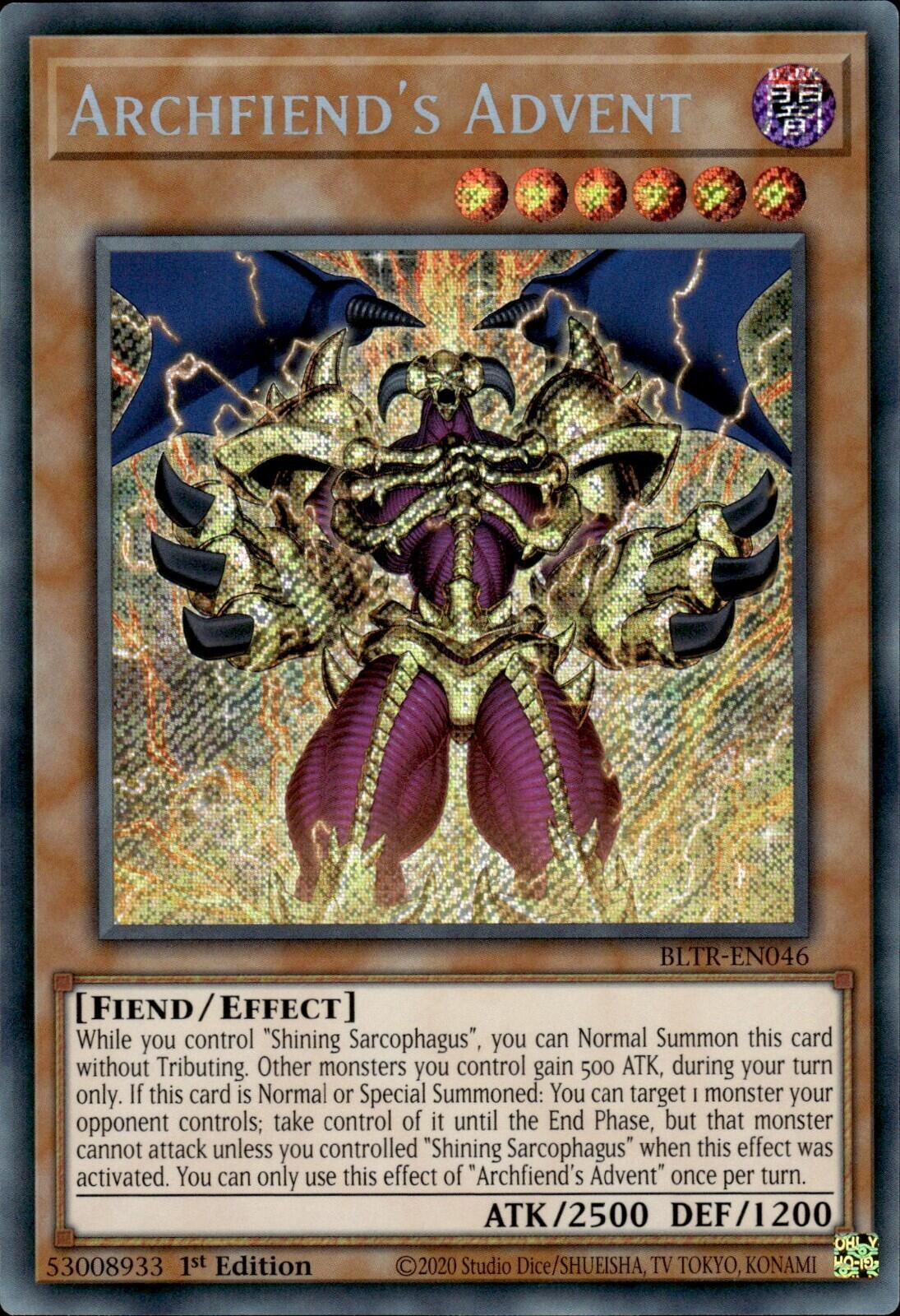 Archfiend's Advent - Battles of Legend: Terminal Revenge - YuGiOh