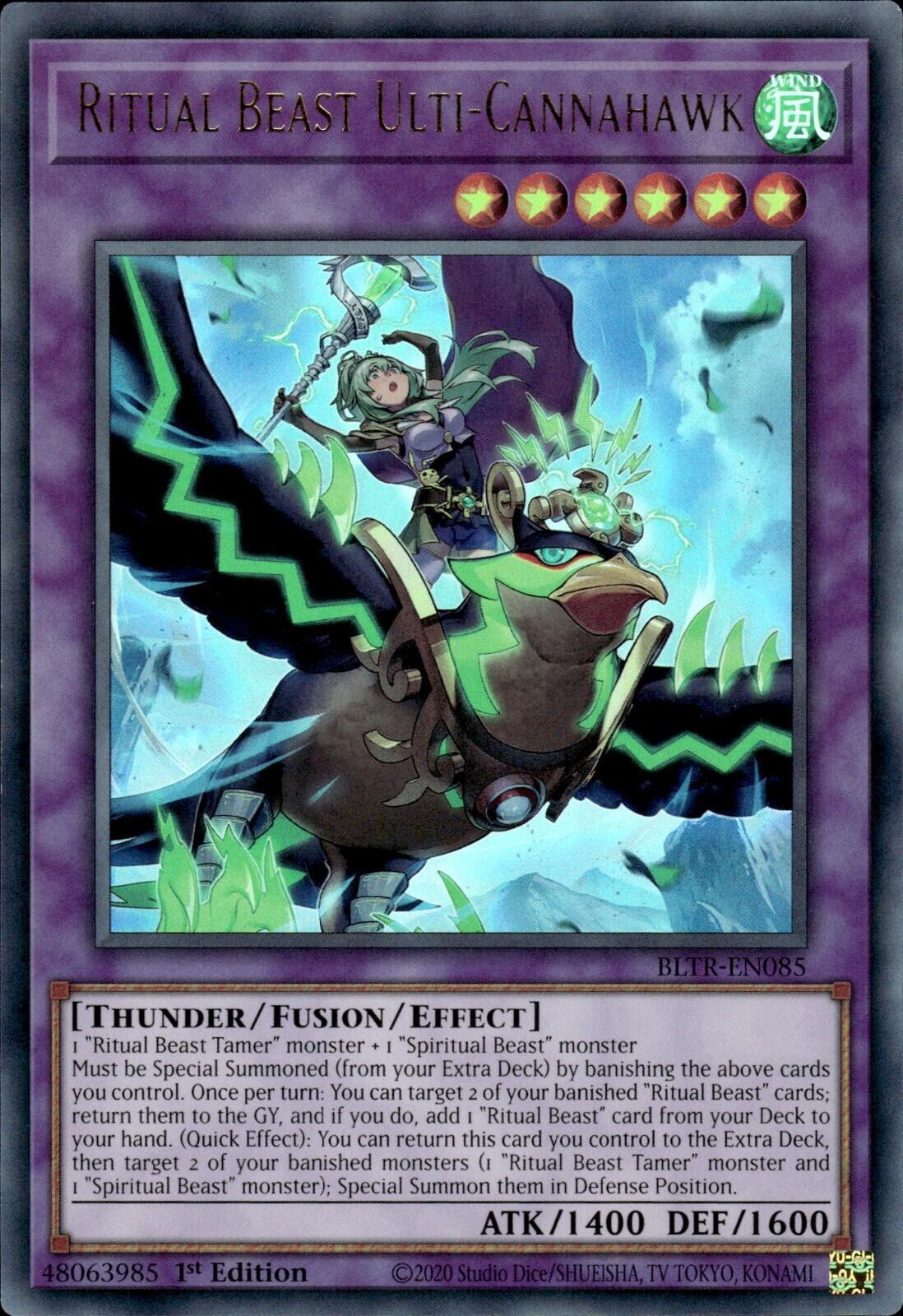 Ritual Beast Ulti-Cannahawk (Alternate Art) - Battles of Legend: Terminal Revenge - YuGiOh