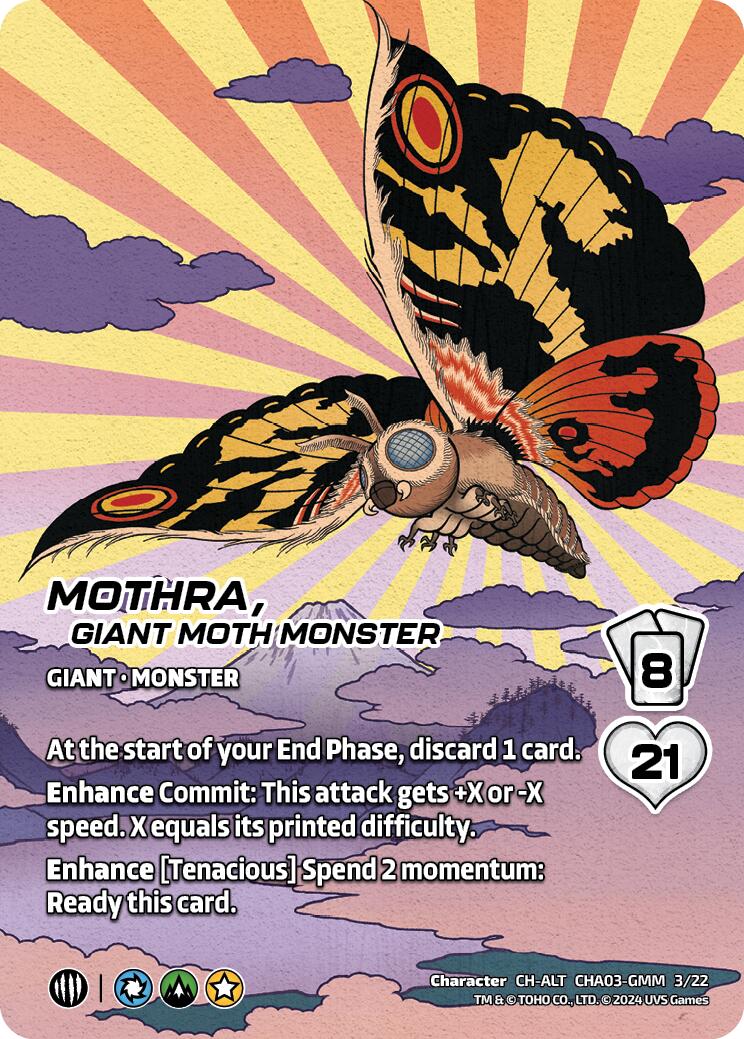 Mothra, Giant Moth Monster (Alternate Art) - Challenger Series ...