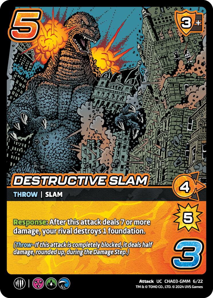 Destructive Slam - Challenger Series: Godzilla - UniVersus