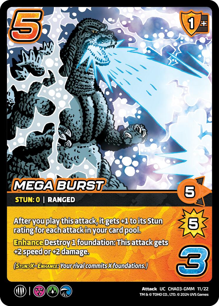 Mega Burst - Challenger Series: Godzilla - UniVersus