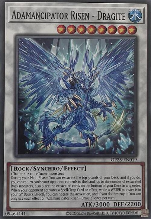 Adamancipator Risen - Dragite - OTS Tournament Pack 25 - YuGiOh