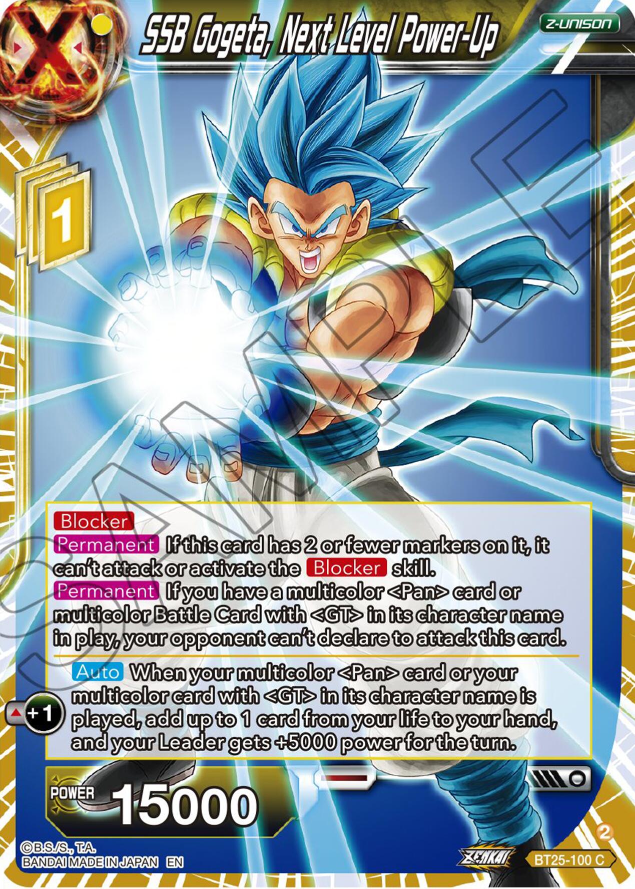 SSB Gogeta, Next Level Power-Up - Legend of the Dragon Balls - Dragon ...