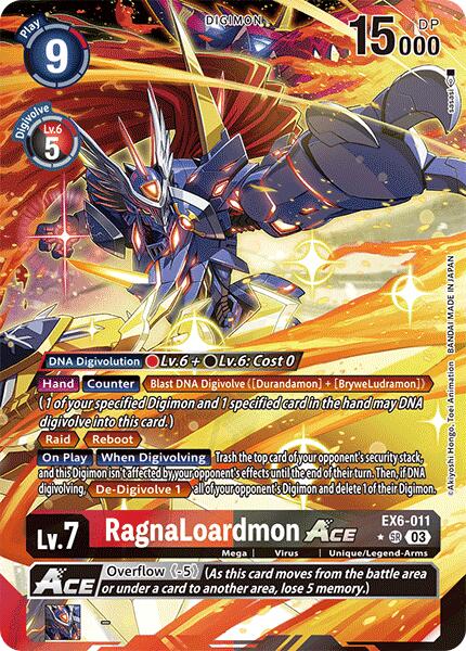 RagnaLoardmon ACE (Alternate Art) - Infernal Ascension - Digimon Card Game