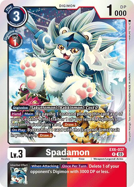 Spadamon - Infernal Ascension - Digimon Card Game