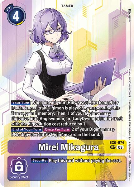 Mirei Mikagura - Infernal Ascension - Digimon Card Game