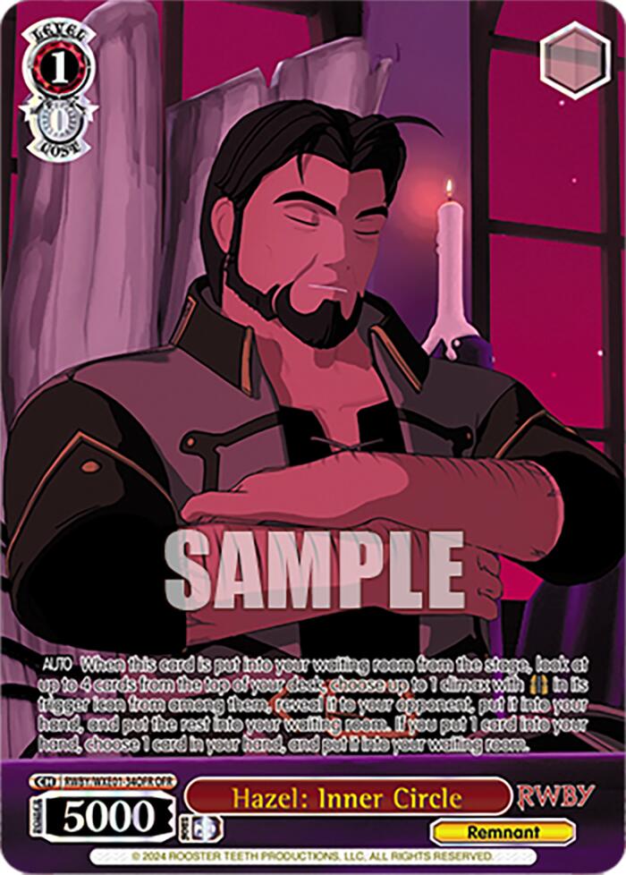 Hazel: Inner Circle (OFR) - RWBY Premium Booster - Weiss Schwarz
