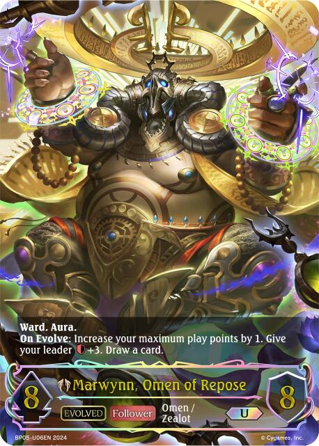 Marwynn, Omen of Repose (U) - BP05: Omens Eternal - Shadowverse: Evolve