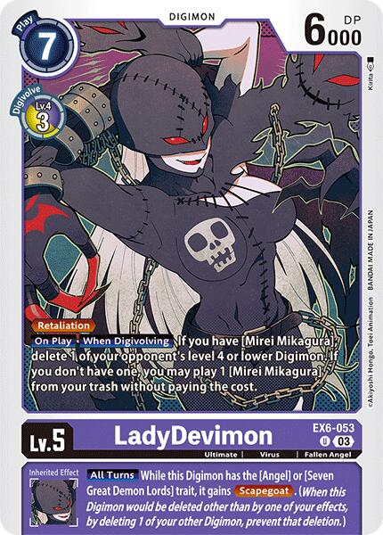 LadyDevimon - Infernal Ascension - Digimon Card Game