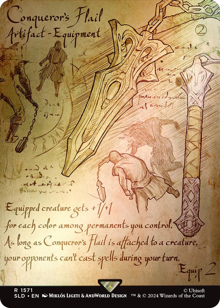 Conqueror's Flail (Rainbow Foil) - Secret Lair Drop Series - Magic: The ...