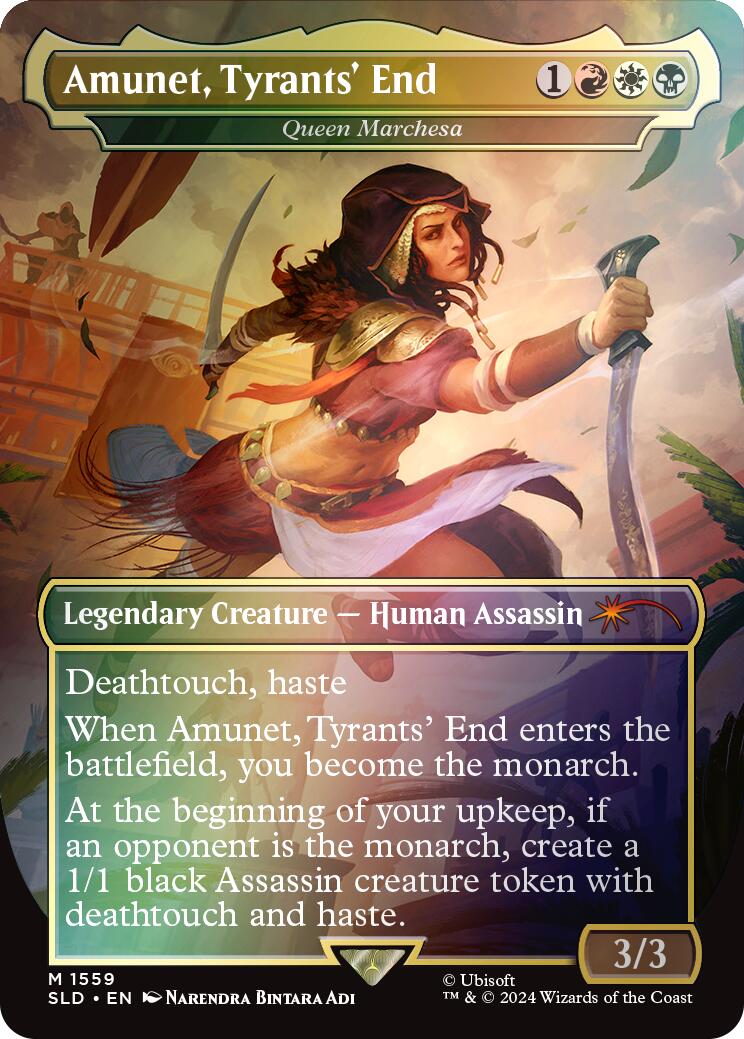 Amunet, Tyrants' End - Queen Marchesa (Rainbow Foil) - Secret Lair Drop Series - Magic: The ...