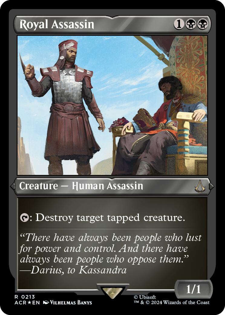 Royal Assassin (Foil Etched) - Universes Beyond: Assassin's Creed ...