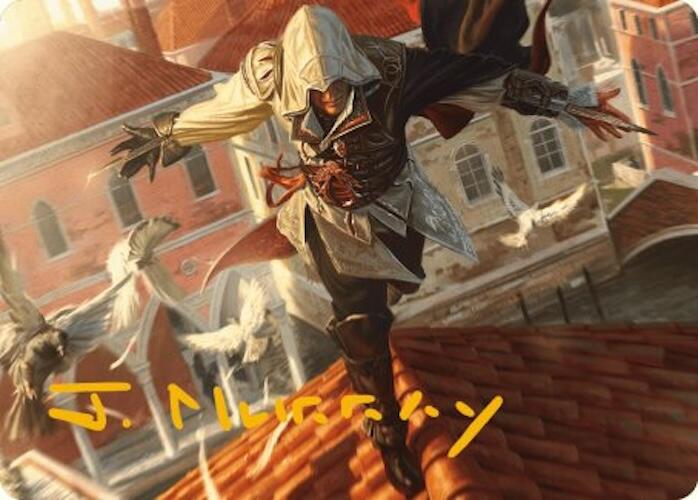 Ezio, Blade of Vengeance Art Card (Gold-Stamped Signature) - Art Series ...