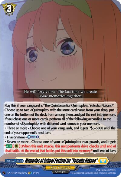 Memories of School Festival for "Yotsuba Nakano" (EXC) - Illusionless ...